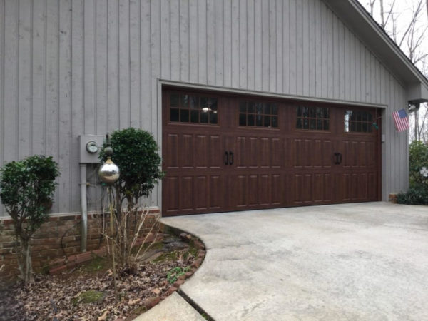 Walnut Amarr Classica 3000 Garage Door Gainesville GA
